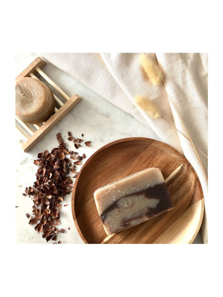 Jabón artesanal cacao, coco & jojoba - THE ECOBAG COMPANY®️